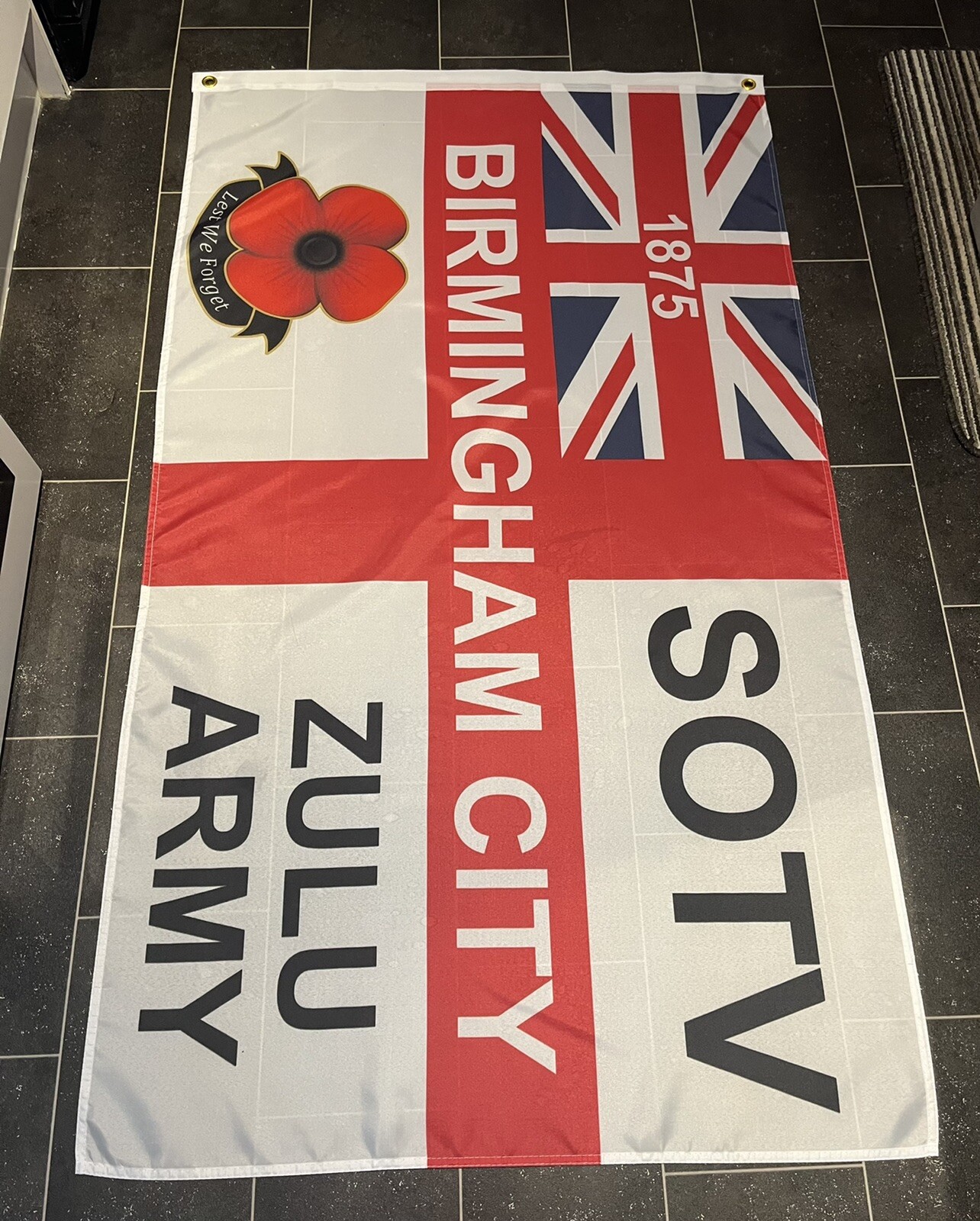 BLUES - Birmingham City FC Large Football 5ft x 3ft Flag BCFC Brand New ...