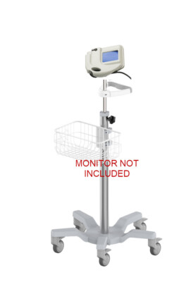 Small metal base Rolling stand for Verathon Glidescope RANGER monitor ...