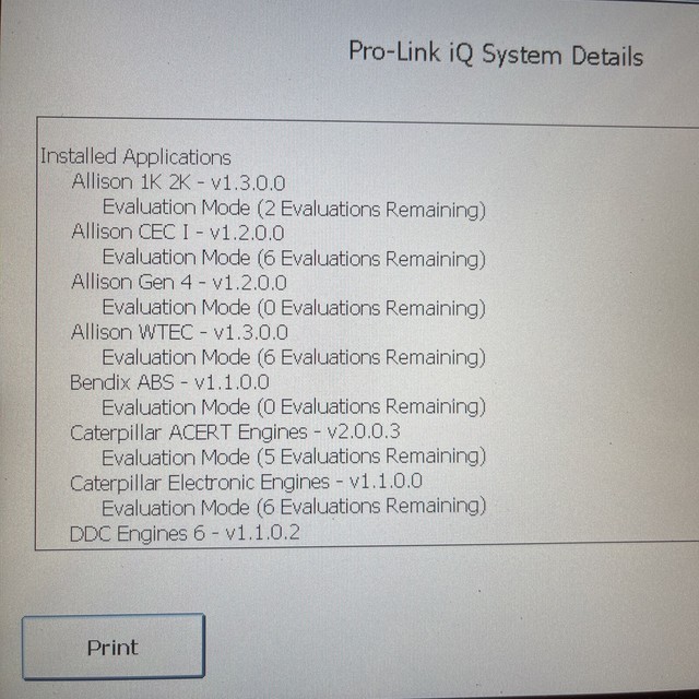Nexiq Snap-on Pro-link IQ EEHD188001 Heavy Duty Diagnostic Scanner for ...