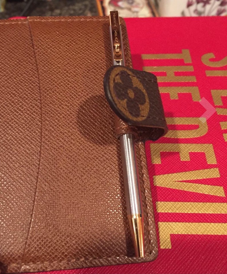 Tiny Pen FITS Louis Vuitton Small PM Agenda Cover Insert + Note Paper ...