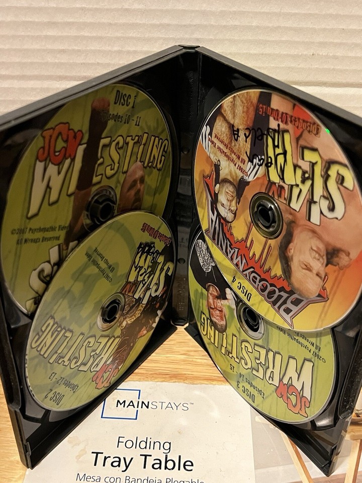 Jcw Wrestling: Slam TV Episodes 10-15 Featuring Bloody Mania (DVD)4 DVD ...