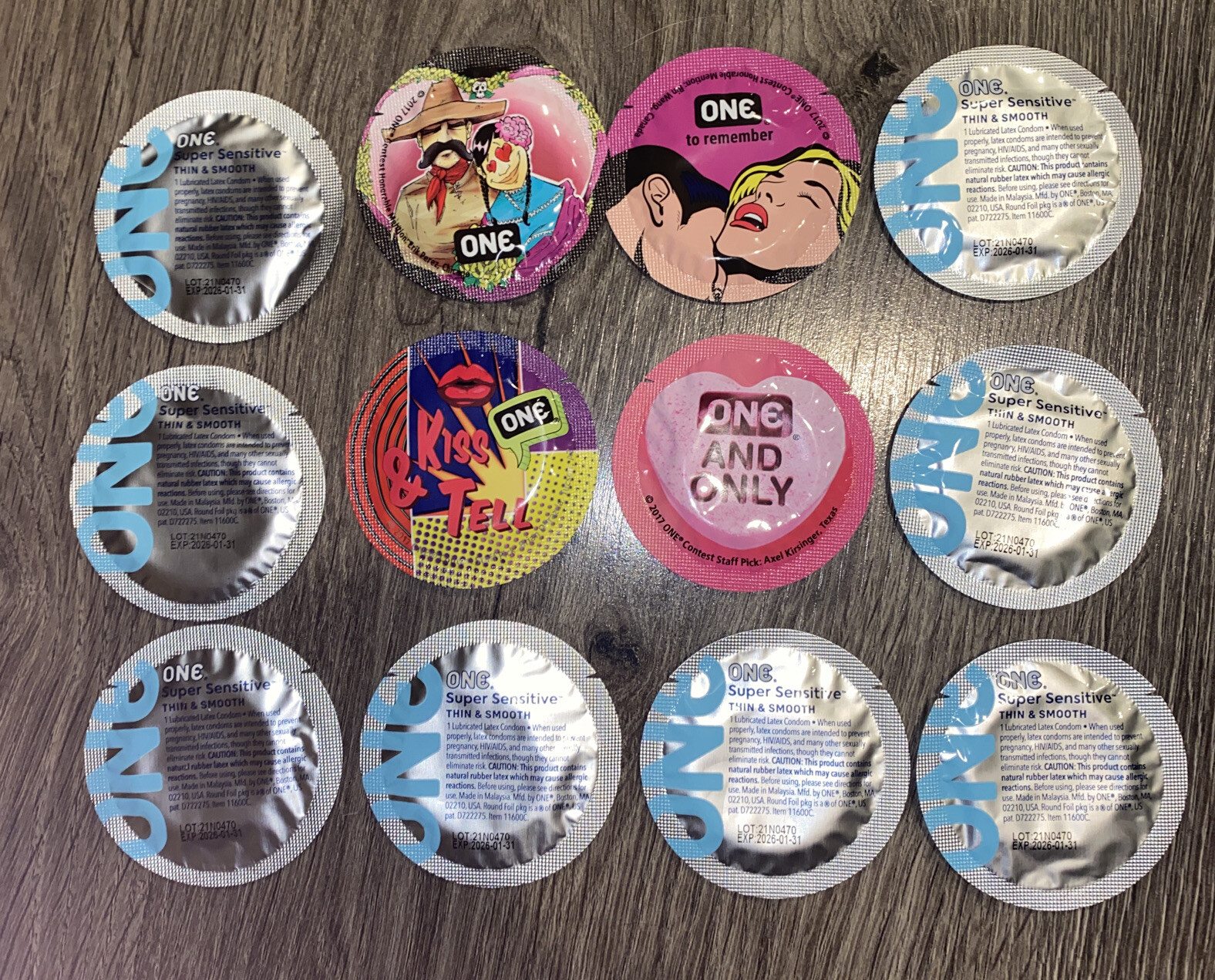 ONE Super Sensitive THIN & SMOOTH Lubricated Latex Condoms EXP: 1/31 ...