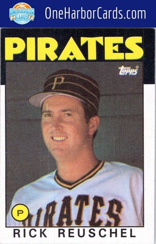 1986 Topps Pittsburgh Pirates #779 Rick Reuschel | eBay