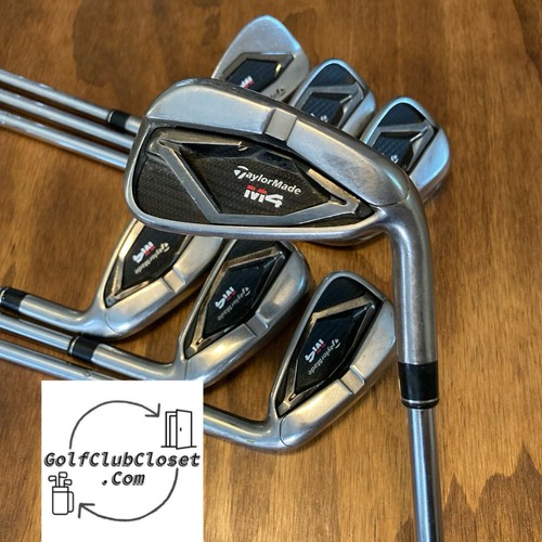 Taylormade M4 Iron Set / 5-AW Stiff Flex Steel Shafts | eBay