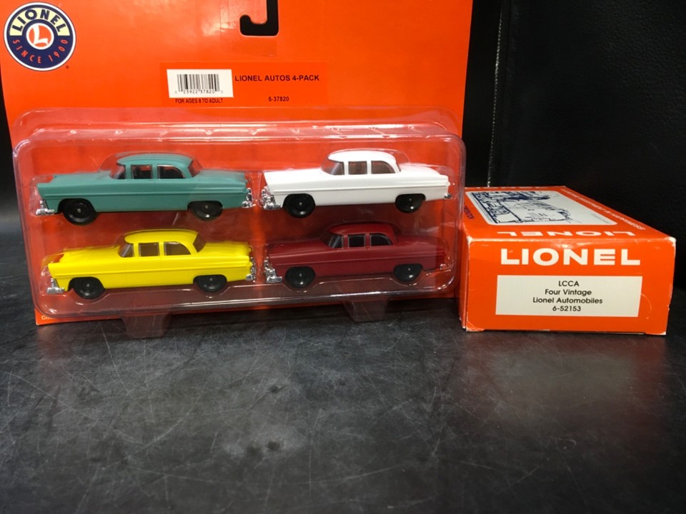 Mix Lot of (4) Ltd Ed & Gold Member W/ VTG Auto's O / 0-27 Gauge Trains ...