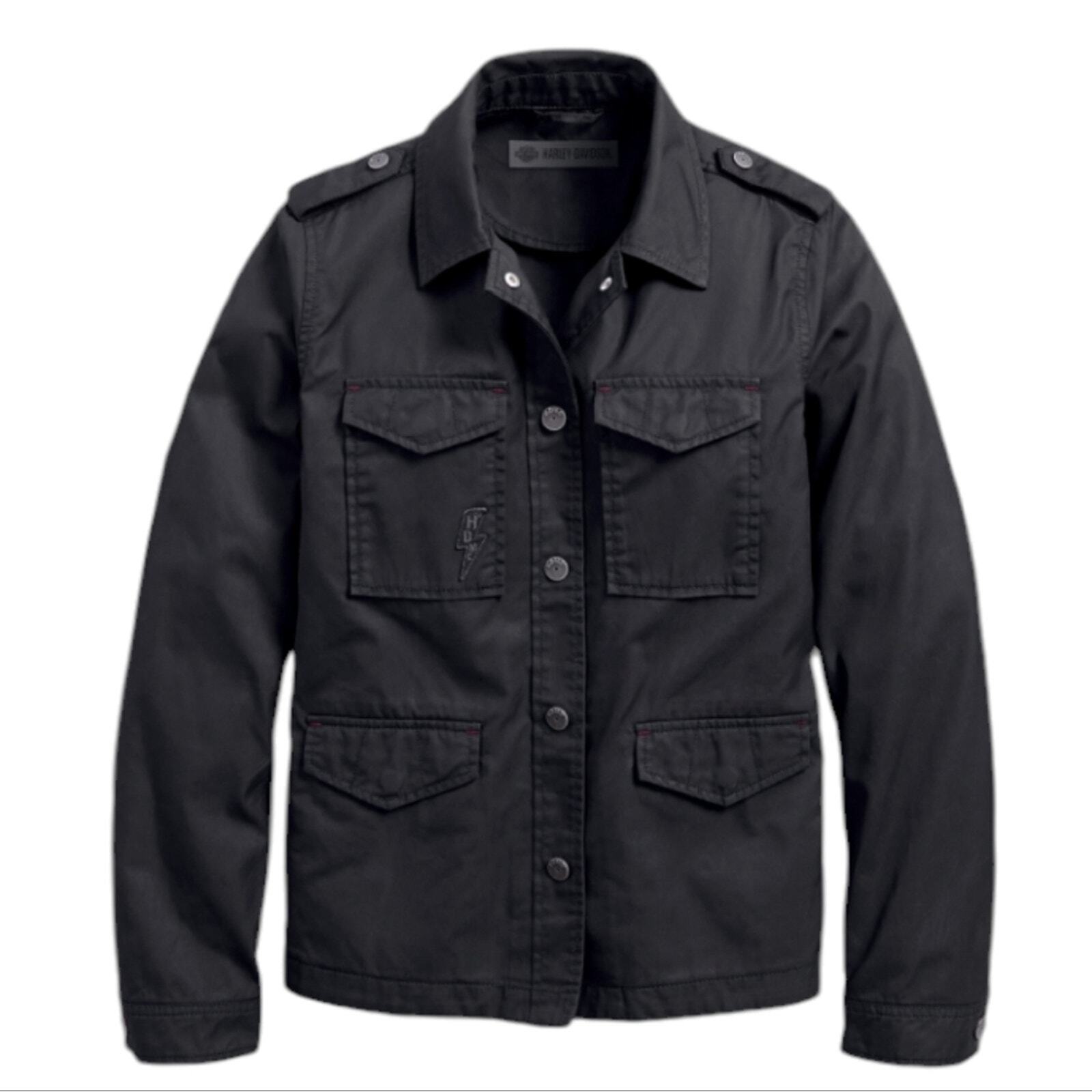 Harley Davidson Womens Lightning Bolt Jacket Medium - Gem