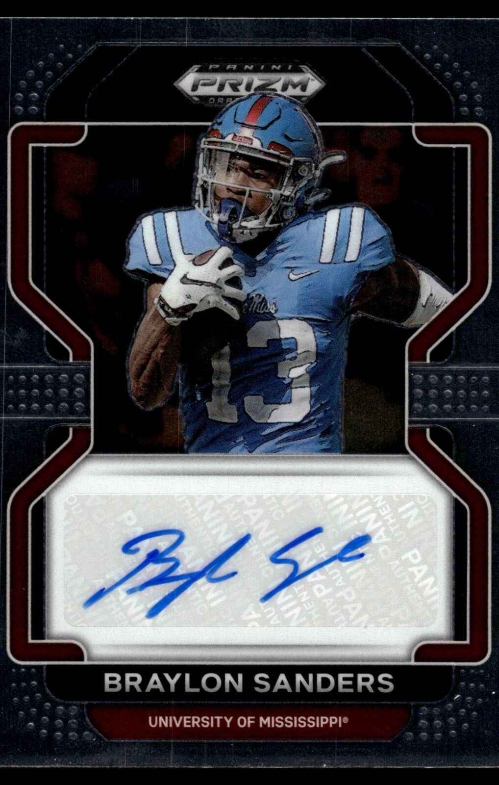 2023 Panini Prizm Draft Picks Braylon Sanders Auto Autograph Rookie ...