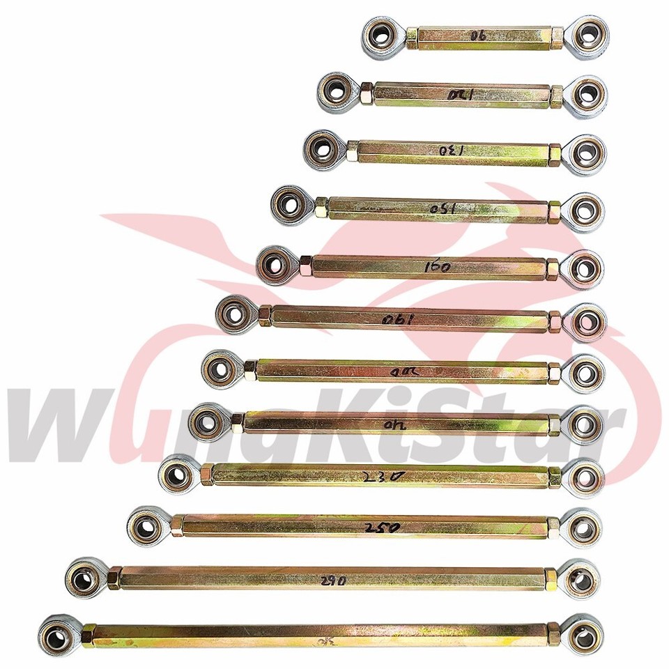 Steering Tie Bar 350mm/13.77" Linkage M10 SA Male Thread Kits Round ...