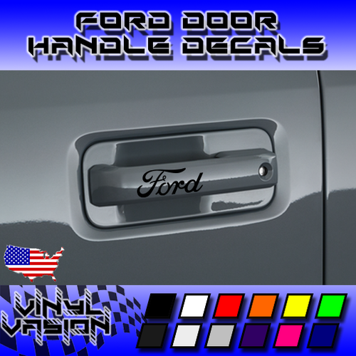 4x Door Handle Decal Sticker for Ford Classic F-150 F-250 F-350 ...