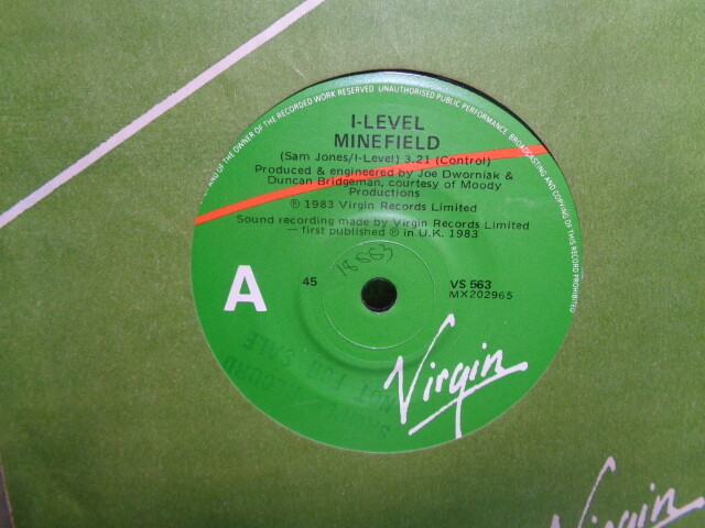 I-Level "Minefield" 1983 VIRGIN Oz PROMO 7" 45rpm | eBay