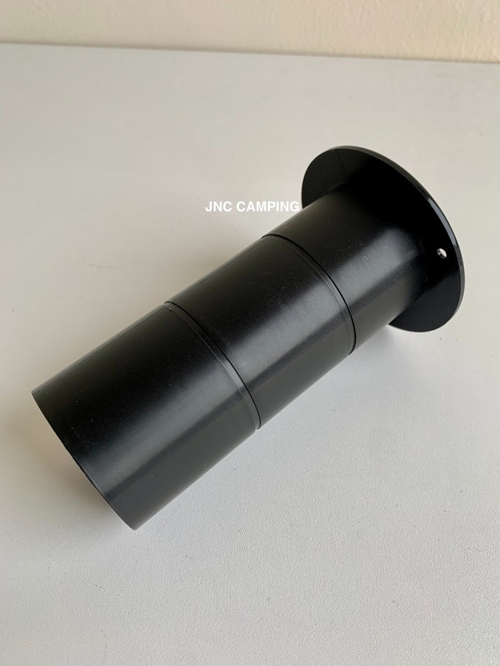 3 x Gas Drop Out Round Floor Vent Black 75mm x 120mm Campervan Caravan ...