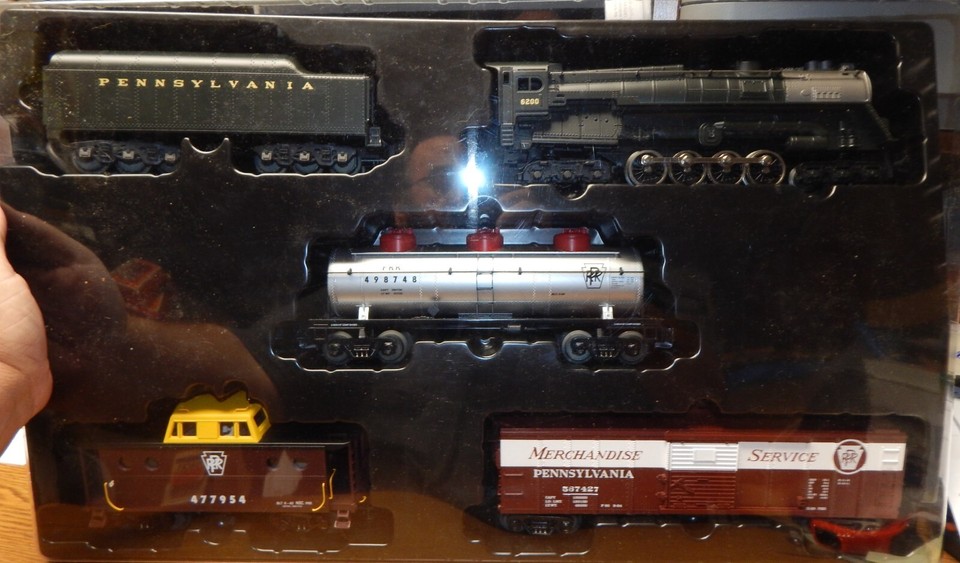 MTH RAIL KING 30-4037-0 PRR PENNSYLVANIA R-T-R TRAIN SET USED IN BOX O ...