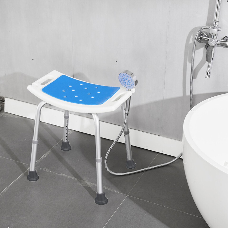 New Shower Bath Seat Chair Stool Bench Lightweight Adjustable For ...
