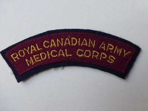 Royal Canadian Army Medical Corps Shoulder Patch | eBay