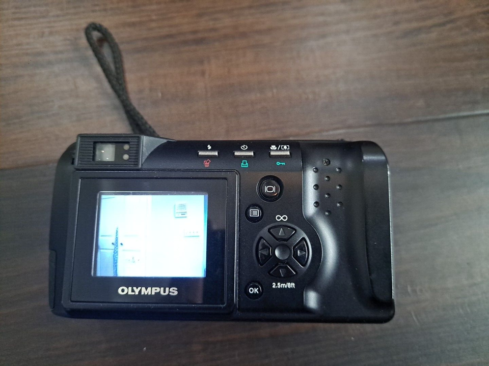 Olympus Digital Camera D-490 Zoom Camedia 2.1MP Silver TESTED WORKS ...