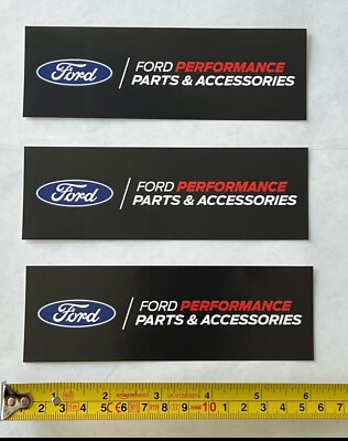3 FORD PERFORMANCE PARTS Decals Stickers Racing drags offroad autocross ...