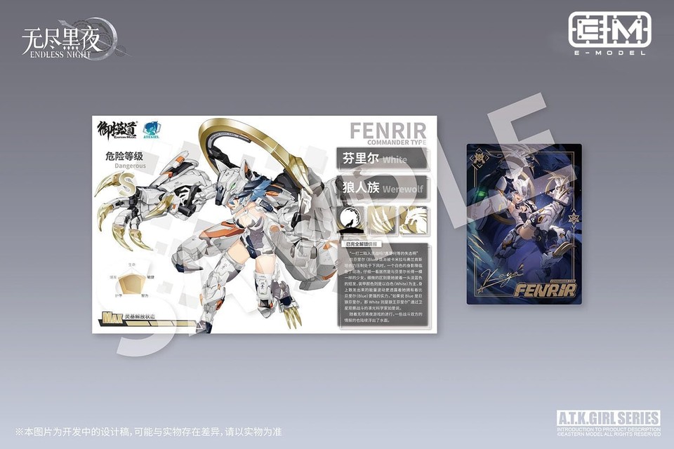 PLATZ/MONO E-model 1/12 ARMOR GIRL WAR WOLF Benandanti Commander Type ...