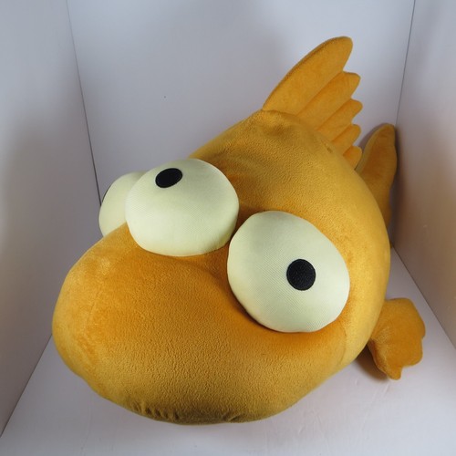Simpsons Blinky 3 Three Eyed Fish Plush 23”Universal Studios Orange ...