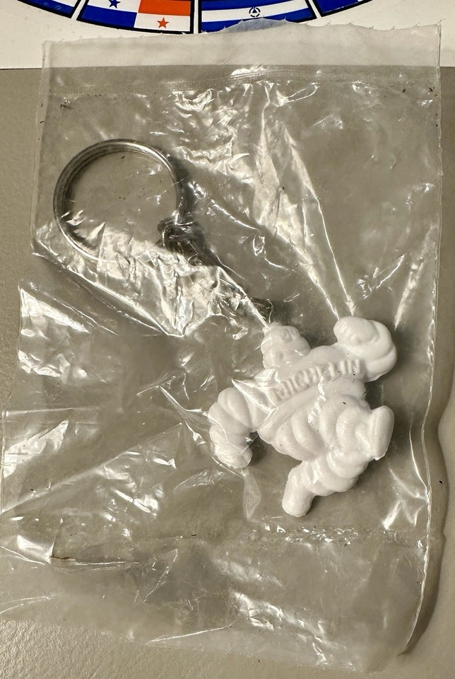Vintage Michelin Man Lot - Keychain NIP & Michelin X Radial Decal New ...