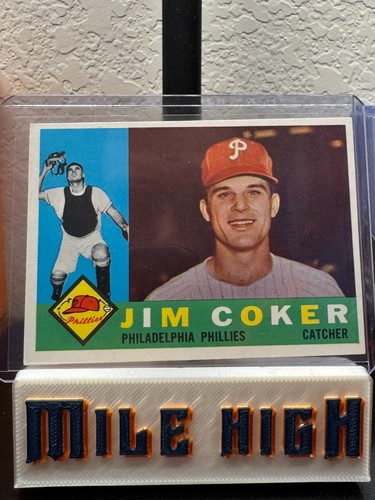 1960 Topps - Jimmie Coker #438WHITE Back (RC) | eBay