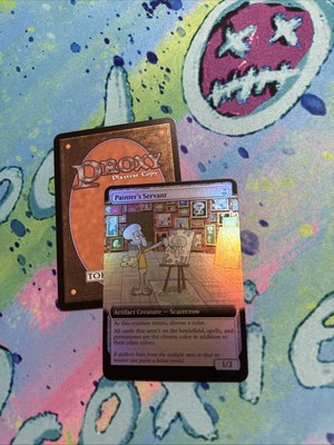 DIY Painters’ Servant Extended Art Foil Mtg Play Test Card Squidward ...