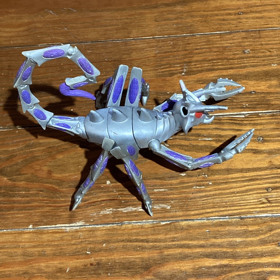 1995 Mighty Morphin Power Rangers 8" Evil Space Alien Scorpitan broken ...