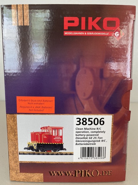 PIKO Clean Machine Diesel Lokomotive GE-25Ton - Red (38506 ) for sale ...