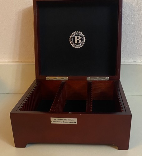 Bradford Exchange Coin Box - 20th Century Silver Half Dollar Collection ...