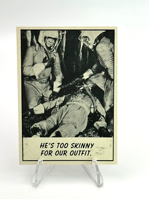 1966 Topps MONSTER LAFFS #2 HE'S TOO SKINNY FOR OUR OUTFIT | eBay