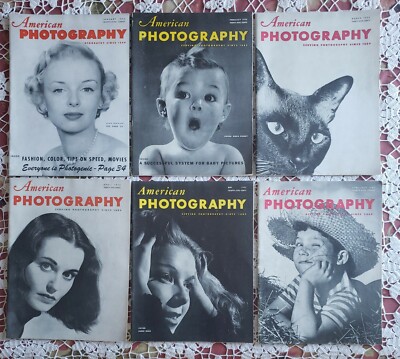 Vintage American Photography Magazines 1952 Collection Lot Of 6 | eBay