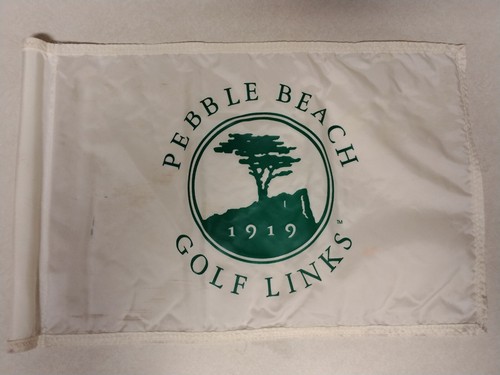Pebble Beach Golf Links pin flag Jack Nicklaus Tiger Woods open ryder ...