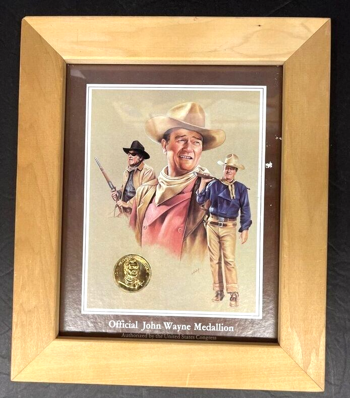John Wayne Posters And Frame Sold At Auction: PETER SHINN JOHN WAYNE
