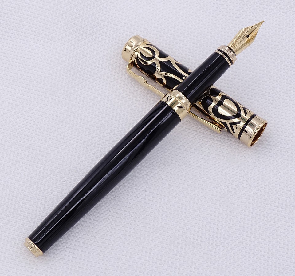 Duke Noble Sapphire Fude Calligraphy Fountain Pen Iridium Bent Nib for ...