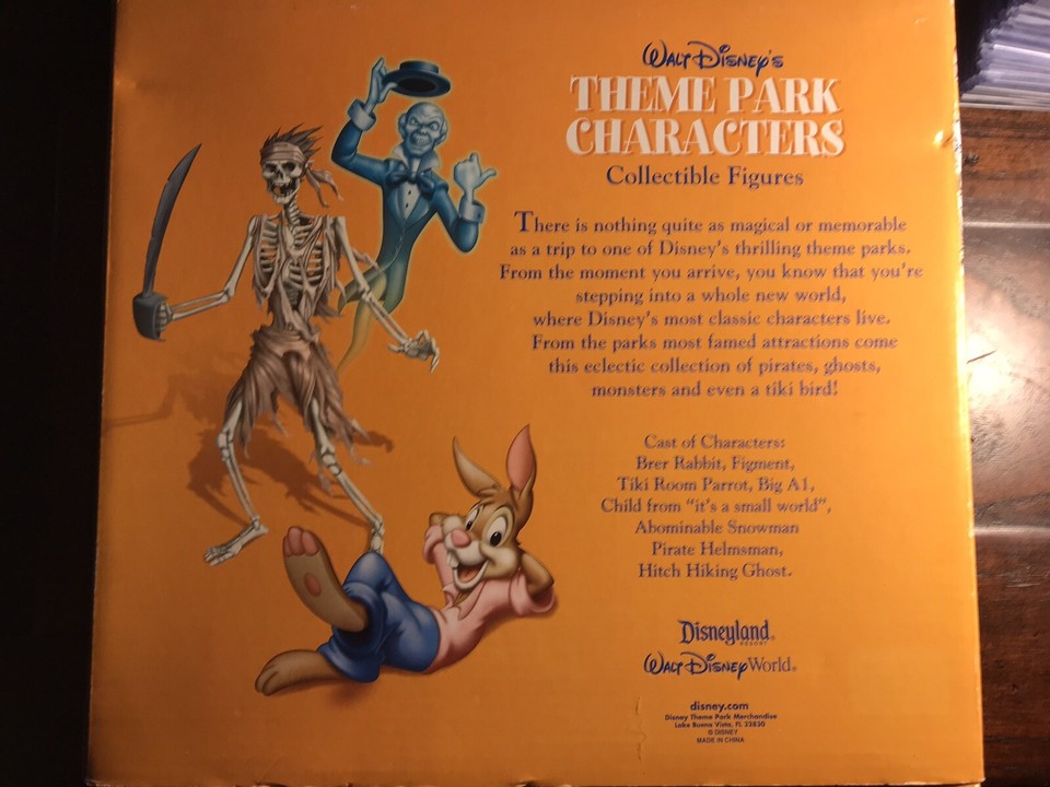 Disney Theme Park Character Collectible Figures Set Brer Rabbit VERY ...