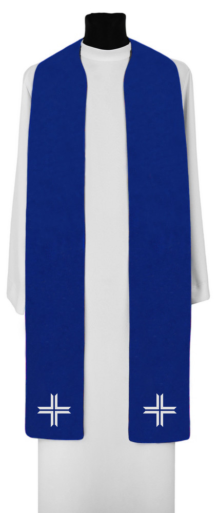 Blue Gothic Clergy Stole SH35-ANA Vestment Étole Blau Stola Azzurro ...