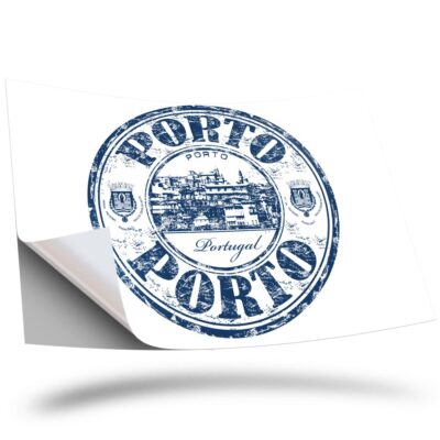 1 x Vinyl Sticker A2 - Porto Portugal Travel Stamp Holiday #5015 | eBay UK