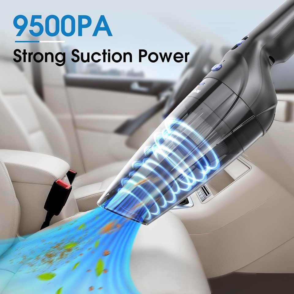 ALACRIS Handheld Vacuum with Charging Storage Base, Cordless Handheld ...