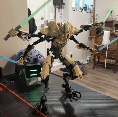 183pcs KSZ714 Star Action Figure Toy Anime General Robot Grievous With ...