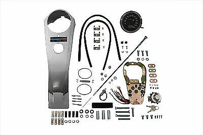Long Rider Style Dash Kit with 2240:1 Speedometer for Harley Davidson ...