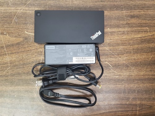 Lenovo ThinkPad DK1633 USB-C Docking Station w/Adapter ZF1G5FW | eBay