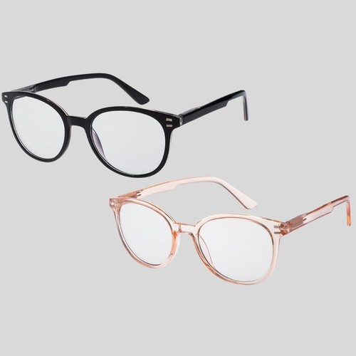 Blue Light Blocker Computer Gaming Glasses Unisex Readers Pantos Black ...