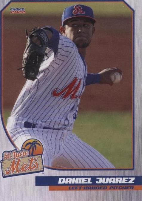 2022 Choice St. Lucie Mets - Daniel Juarez #15 (RC) for sale online | eBay