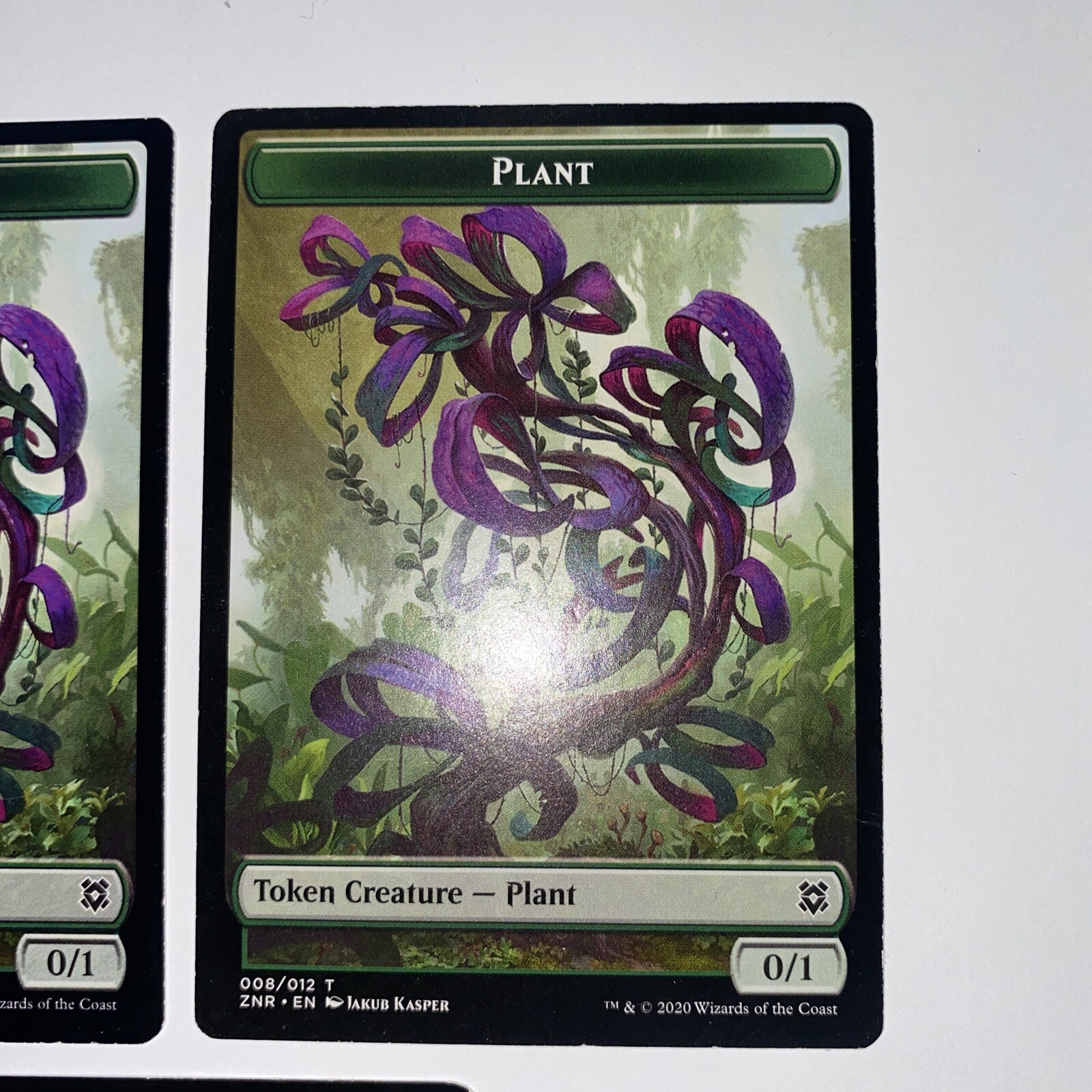 MTG Plant Token Zendikar Rising 008/012 Regular Token for sale online ...