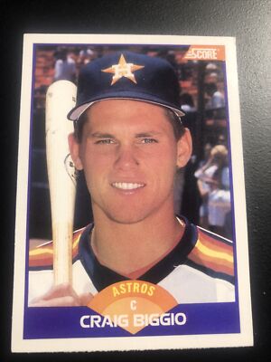 1989 Score Craig Biggio Rookie Card RC | eBay