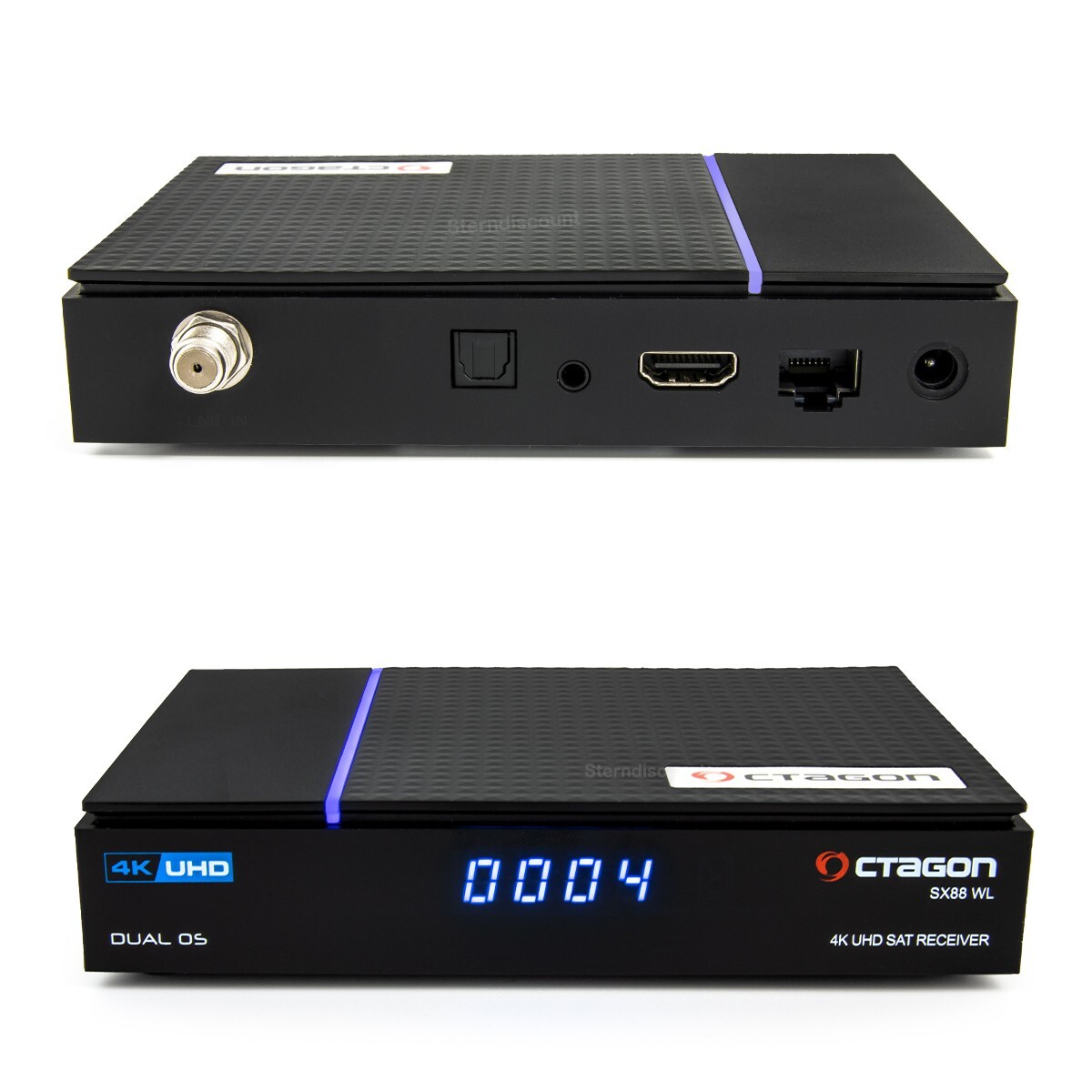 Octagon SX88 V2 4K WL UHD Sat Receiver Linux E2 H.265 HDMI DVB-S2 WiFi ...