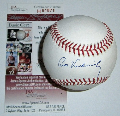 BREWERS Pete Vuckovich signed baseball JSA COA AUTO Autographed 1982 AL ...