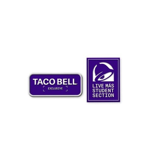 New TACO BELL Live Mas Student Section Pin Set Limited Edition ...