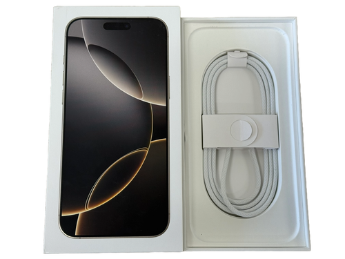 Genuine Apple iPhone 16 Pro Max Box with Accessories - Empty Box ...