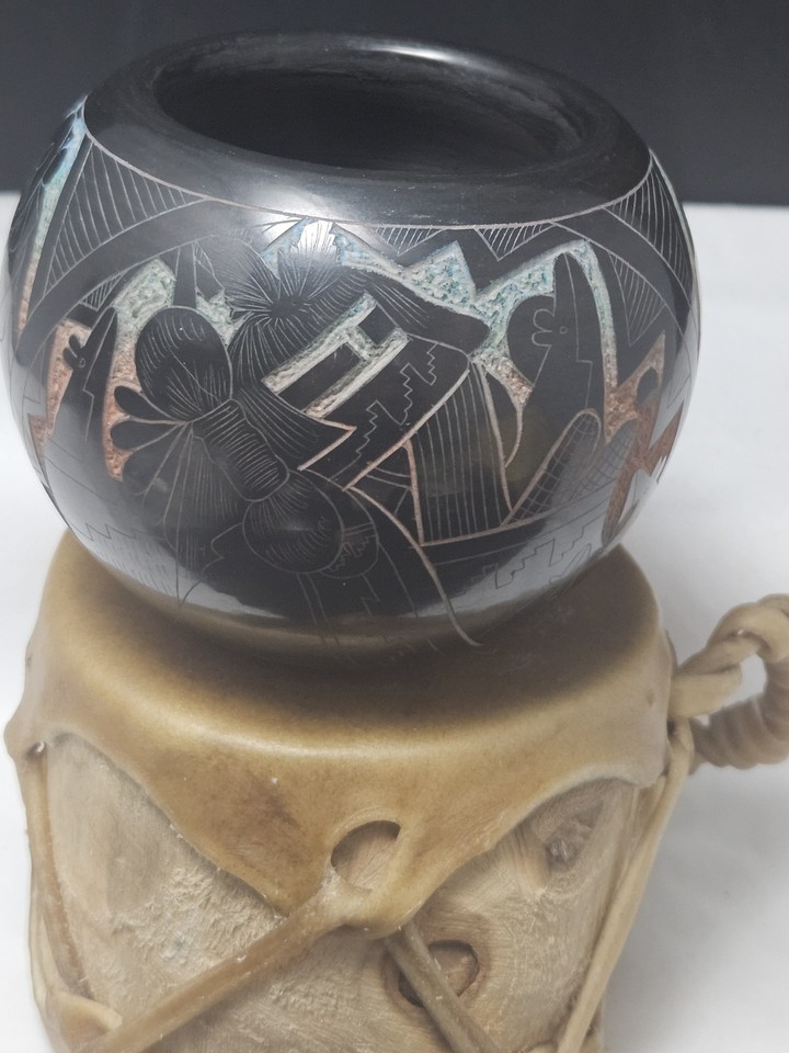 NATIVE AMERICAN HOPI/ACOMA pottery - ERGIL VALLO - DALEWEPI | eBay