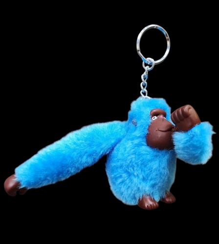 Kipling Blue Monkey Key Chain Ape Alex | eBay
